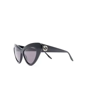 Gucci Cat Eye Frame Sunglasses - Black