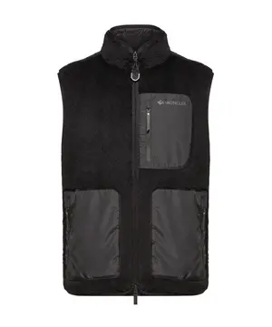Moncler Teddy Fleece Reversible Down Vest