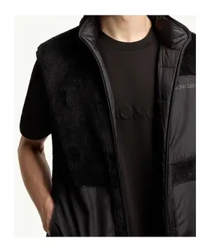 Moncler Teddy Fleece Reversible Down Vest