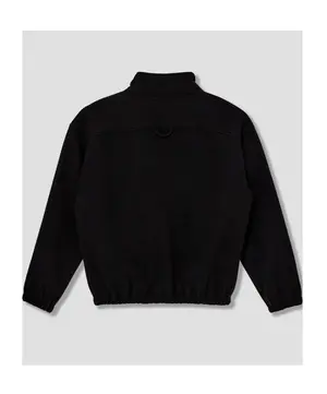 RIER Half-zip Wool Sweatshirt - Black
