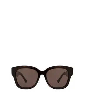 Gucci Round Frame Sunglasses - Havana