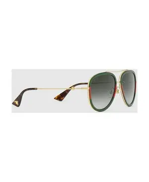 Gucci Aviator Metal Sunglasses