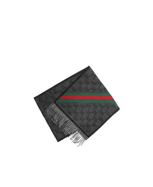 Gucci Wool Tassel Scarf