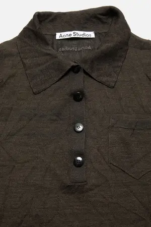Acne Studios Silk Polo Knit