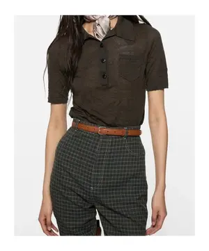 Acne Studios Silk Polo Knit