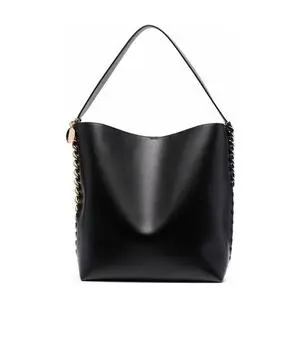 Stella McCartney Frayme Logo Charm Tote Bag