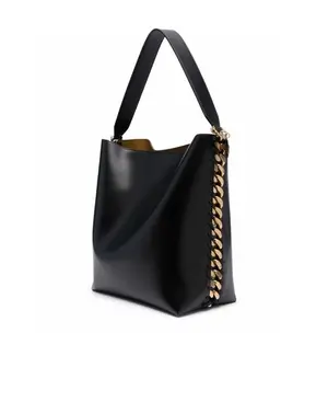Stella McCartney Frayme Logo Charm Tote Bag
