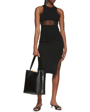 Stella McCartney Frayme Logo Charm Tote Bag