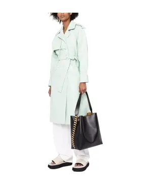 Stella McCartney Frayme Logo Charm Tote Bag