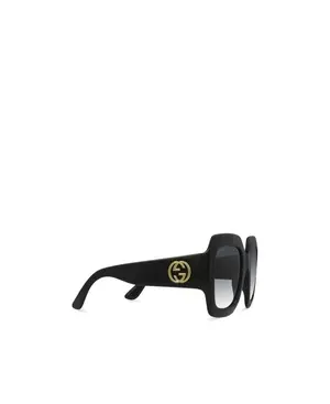 Gucci Square Frame Sunglasses With Logo Detail