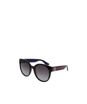 Gucci Round Frame Sunglasses - Black