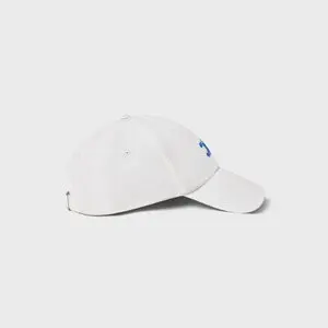 Celine Richelieu Cap In Light Cotton Twill - White