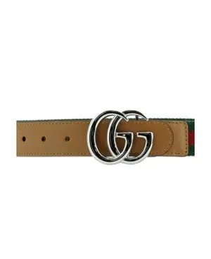 Gucci Gg Logo Plaque Belt