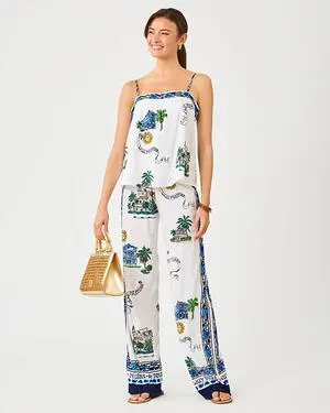 Lilly Pulitzer® 32" Bal Harbour Palazzo Pant - Coconut