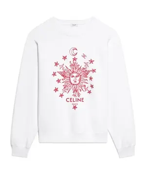 Celine Sweatshirt In Cotton Fleece