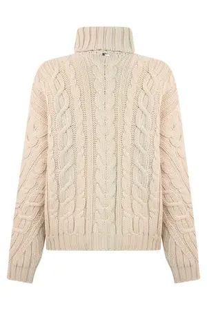 Herno Chunky Knit Turtleneck Sweater