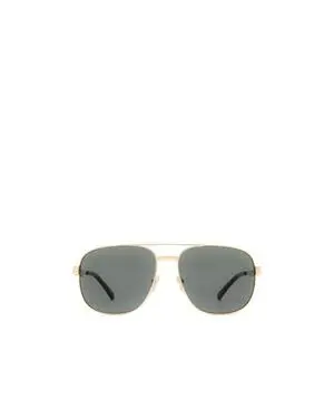 Gucci Aviator Frame Sunglasses - Gray