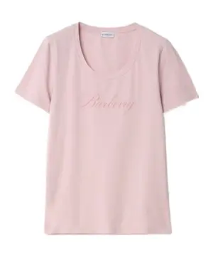 Burberry Logo Stretch Cotton T-shirt