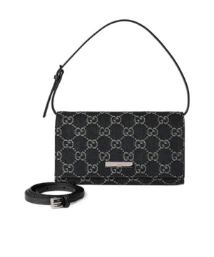 Gucci Small Pouch With Strap And Plaque