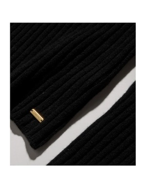 Gucci Ribbed Wool Cashmere Boat Neck Top