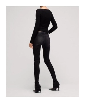 Gucci Ribbed Wool Cashmere Boat Neck Top