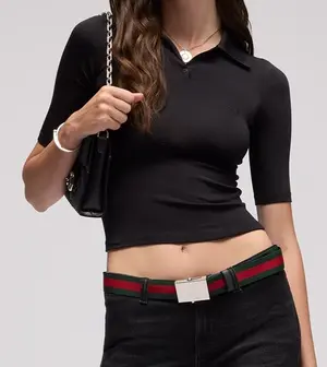 Gucci Embroidered Polo Shirt