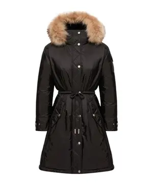 Moncler Moustique Hooded Down Jacket - Black