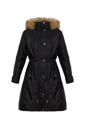 Moncler Moustique Hooded Down Jacket - Black