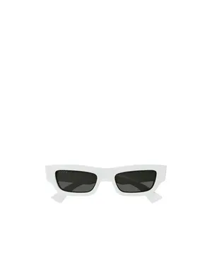 Gucci Rectangle Frame Sunglasses - White