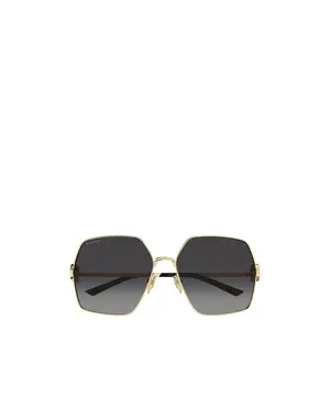 Gucci Irregular Frame Sunglasses - Black
