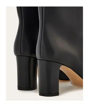 FERRAGAMO Knee High Buckled Boots - Black