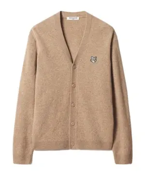 Maison Kitsuné Fox Head Lambswool Cardigan