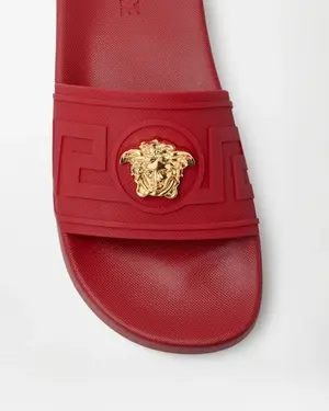 Versace La Medusa Rubber Slides