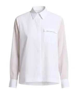 Peserico Long-sleeved Sheer Shirt