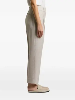 Peserico Pleated Turn-up Trousers