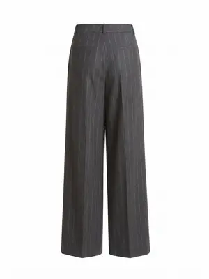 Peserico Striped Pleated Trousers
