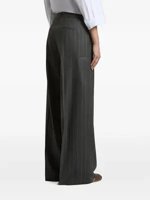 Peserico Striped Pleated Trousers