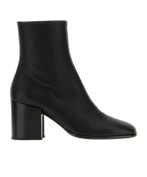 DRIES VAN NOTEN Square-toe High-heeled Ankle Boots