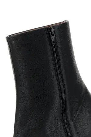 Dries Van Noten Square-toe High-heeled Ankle Boots