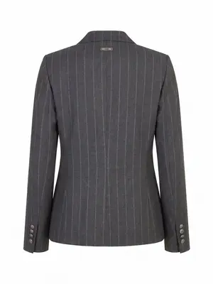 Peserico Pinstripe Double-breasted Jacket
