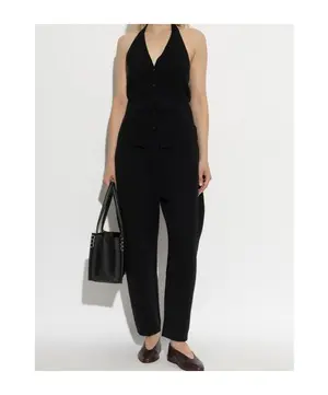 LISA YANG Halterneck Buttoned Vest