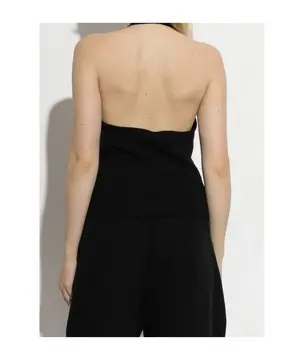 LISA YANG Halterneck Buttoned Vest