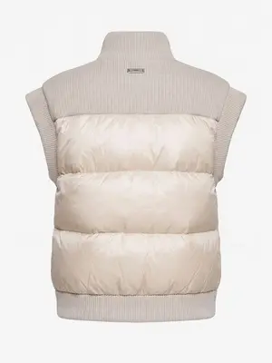 Peserico Quilted Panelled Gilet
