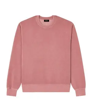 A.p.c. Logo-print Sweatshirt - Raspberry