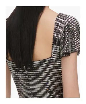 SELF-PORTRAIT Embellished Mini Dress