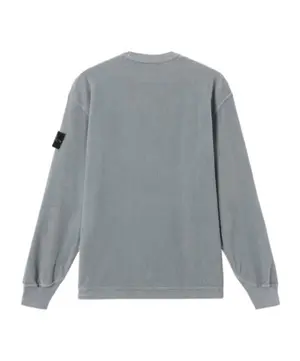 Stone Island Comfort-fit Crewneck Sweatshirt With Shoulder Inserts