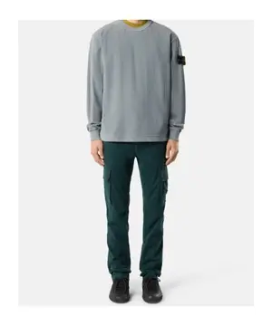 Stone Island Comfort-fit Crewneck Sweatshirt With Shoulder Inserts