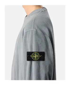 Stone Island Comfort-fit Crewneck Sweatshirt With Shoulder Inserts