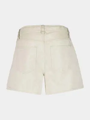 FRAME Off Duty Relaxed-fit Shorts - Beige