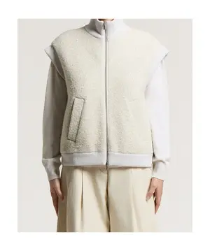 Peserico Sequin-embellished Sleeveless Jacket